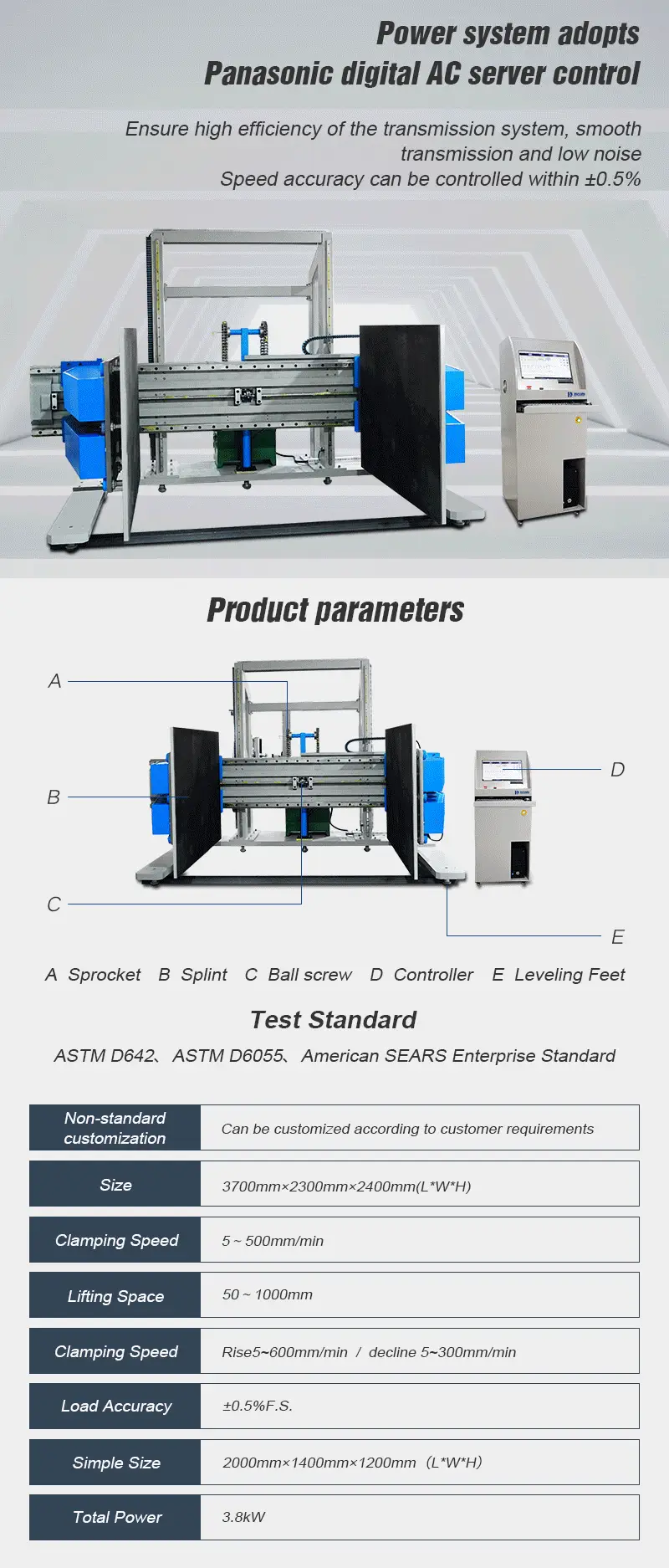 ISTA Packaging Testing Equipment Clamp Force Tester - Haida ...